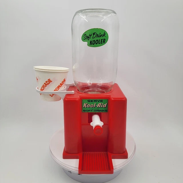 VINTAGE KOOL-AID SOFT Drink Kooler Dispenser w/ Jar & Cup Holder 1970s ...