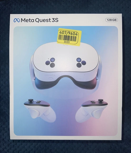 META QUEST 3S Virtual Reality Headset 128GB with Controllers £229.52 ...