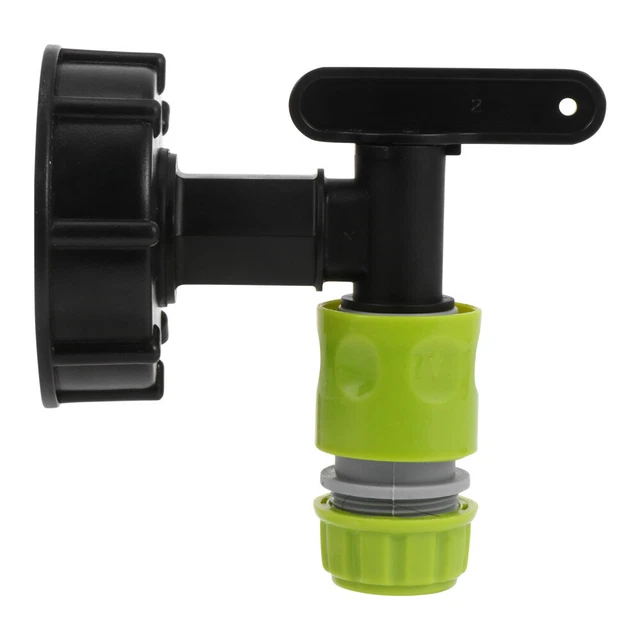 PLASTIC IBC TANK Fitting Connector Mixer Tap Hose Swivel Garden £11.99 ...