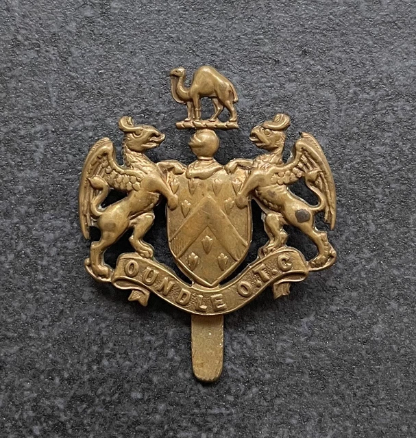 GENUINE OUNDLE SCHOOL OTC Cap Badge £20.00 - PicClick UK