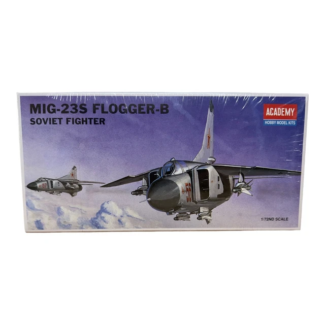 ACADEMY #1621 MIG-23S Flogger-B 1:72 Soviet Fighter New & Sealed $26.82 ...