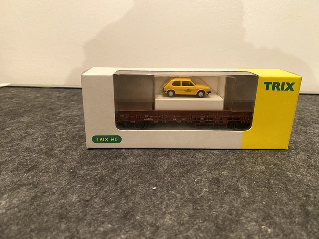 TRIX 24201-16 WAGON mit Wiking Post Auto VW Golf EUR 10,00 - PicClick DE