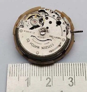 CITIZEN 8200 NON Working Watch Movement For parts & Repair Work O 34752 ...