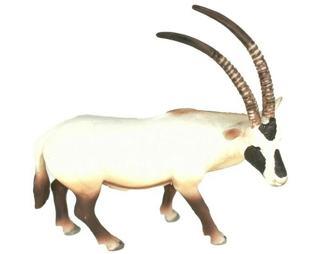ORYX, SCIMITAR-HORNED, PLASTIC Toy Animal, Kids Gift, Realistic Figure ...