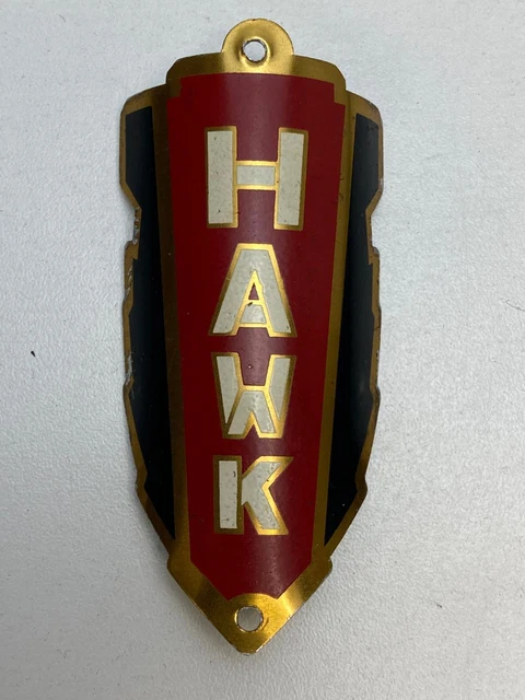 NOS VINTAGE CWC Roadmaster HAWK bicycle Head Badge original Variation ...