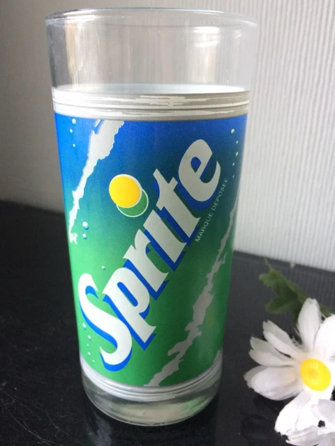 THE COCA COLA Company SPRITE Glass Highball Style Green Drinks Juice ...