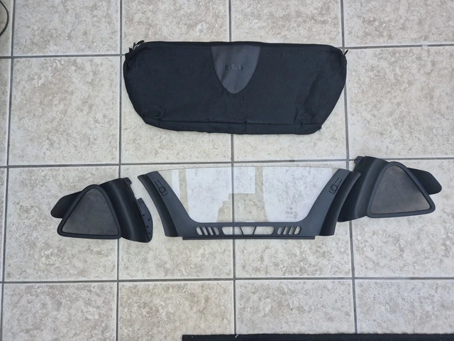 GENUINE ORIGINAL MERCEDES Benz SLK R171 Wind deflector + Storage bag ...