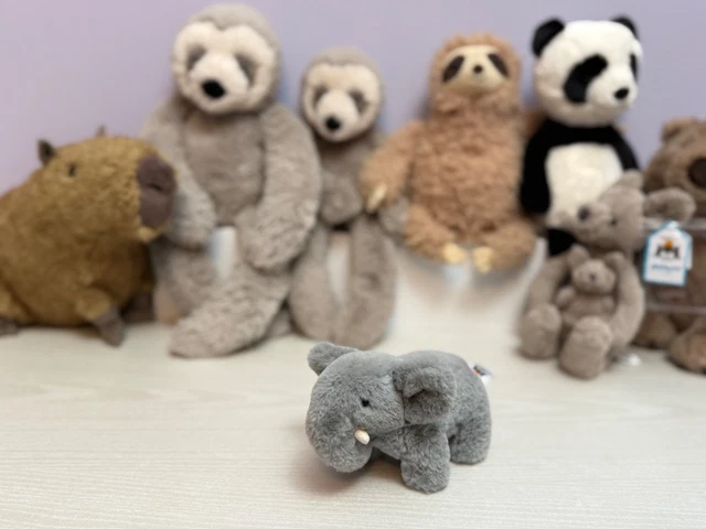 JELLYCAT VERY RARE Retired Diddle Elephant, Brand New Without Tags ...