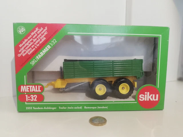SIKU 2552 CHARIOT Remorque Tracteur Demi Agricole Échelle 1/32 351508 EUR 35,00 - PicClick FR