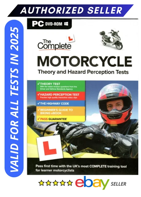 2025 MOTORCYCLE THEORY and Hazard Perception Driving Tests Edition The ...