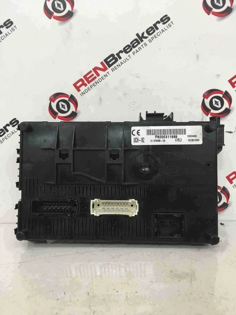 RENAULT CLIO MK2 2001-2006 N2 Dashboard Fuse Box UCH BCM Recoded ...