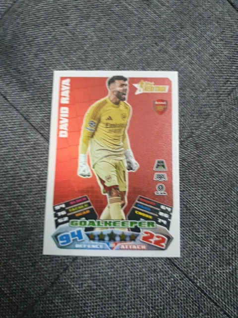 MATCH ATTAX 2025 2026 Heritage David Raya Arsenal 388 Champions League ...