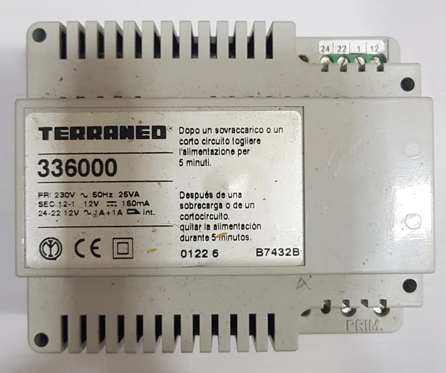 BTICINO TERRANEO 336000 Alimentatore citofono EUR 45,00 - PicClick IT