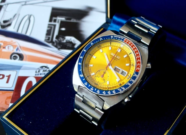 VINTAGE SEIKO 6139-6002 'Pogue' Automatic Chronograph 1977, Serviced ...