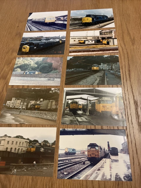 50 RAILWAY TRAIN LOCOMOTIVE PHOTOGRAPHS LATE 1980’s/90’s BATCH 1 £3.99 ...