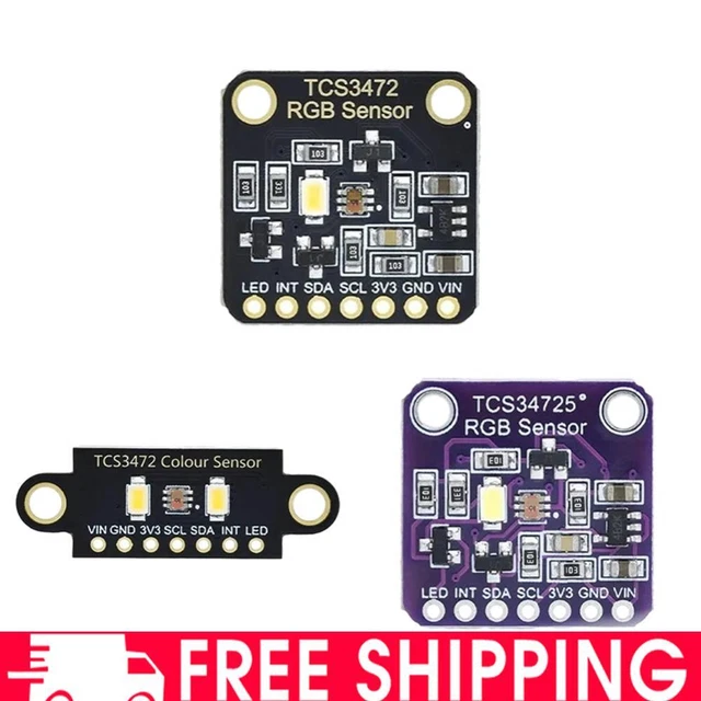 TCS34725 RGB COLOR Detector Sensor Module IIC 3.3V/5V Useful for ...