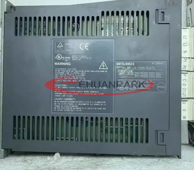 ONE USED MITSUBISHI Servo Drive MRJ3-100A-RJ070 MR-J3-100A-RJ070 ...