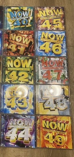 NOW THAT’S WHAT I Call Music CD Bundle 40, 41, 42, 43, 44, 45, 46, 47 ...