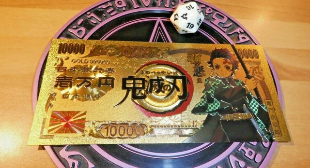 DEMON SLAYER GOLD BILLET CARD CARTE Kimetsu no Yaiba / Kamado Nezuko ...