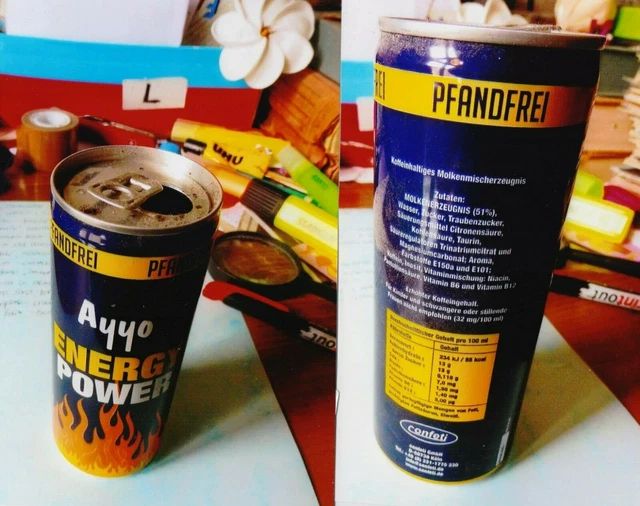 LEERE GETRÄNKEDOSE &AYYO Energy Power-Drink" von confeti, Köln £0.88 ...
