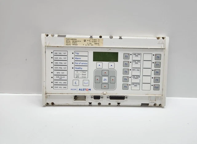 ALSTOM MICOM P343911A2M0360K Generator Protection Relay Front Panel £ ...