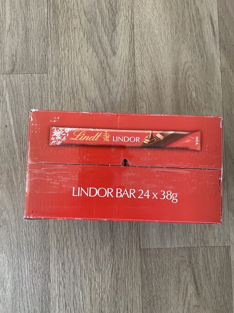 LINDT LINDOR MILK original Chocolate full of box 24x38g Bars £18.50 ...