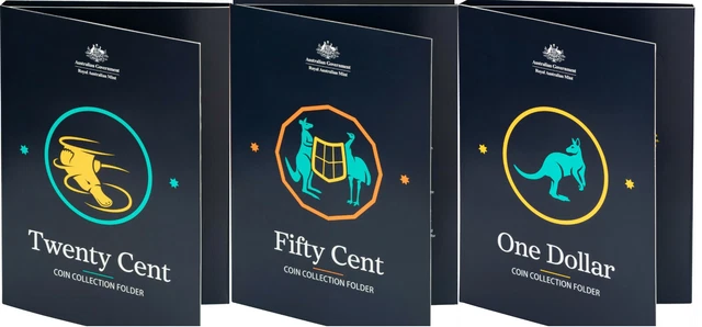 ROYAL AUSTRALIAN MINT 20c 50c $1 dollar Circulating Coin Collection ...