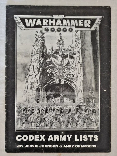 WARHAMMER 40K CODEX Army Lists Games Workshop 1993 - Battle for ...
