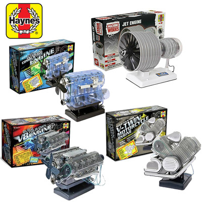 HAYNES BUILD YOUR Own Model Engine Kit Car Jet Birthday Christmas Gift ...