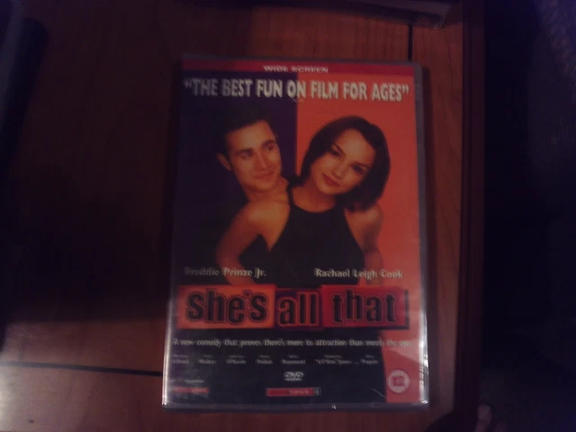 SHE'S ALL THAT DVD (2002) Freddie Prinze Jr, Iscove (DIR) cert 12 FREE ...