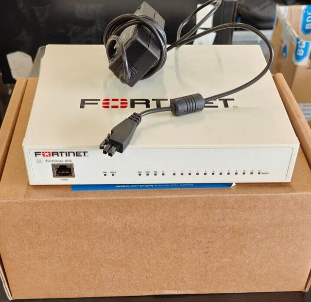 FORTINET FORTIGATE 80E FG-80E Next Generation Firewall With PSU £200.00 ...