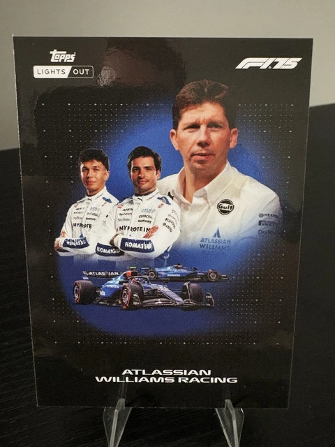 TOPPS FORMULA 1 Lights Out 2025 Atlassian Williams Racing Team £3.99 ...