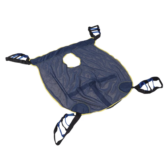 PATIENT LIFT SLING Full Body Aids Positioning Bed Reusable Transfer ...