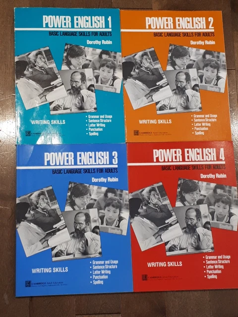 POWER ENGLISH 1,2,3,4 : Basic Language Skills for Adults by Dorothy ...
