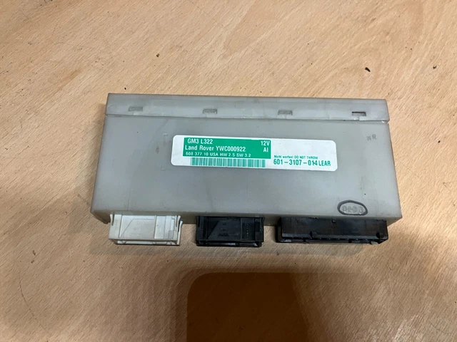 LAND ROVER RANGE Rover L322 Body Control Module Unit BCM BCU ECU GM3 ...