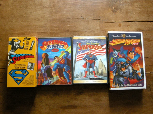 SUPERMAN 4-PACK: THE Serial, Brainiac Attacks, Fleischer cartoons ...