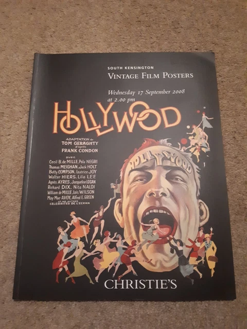CHRISTIE'S AUCTION CATALOGUE Hollywood Vintage Film Posters 17 Sept ...