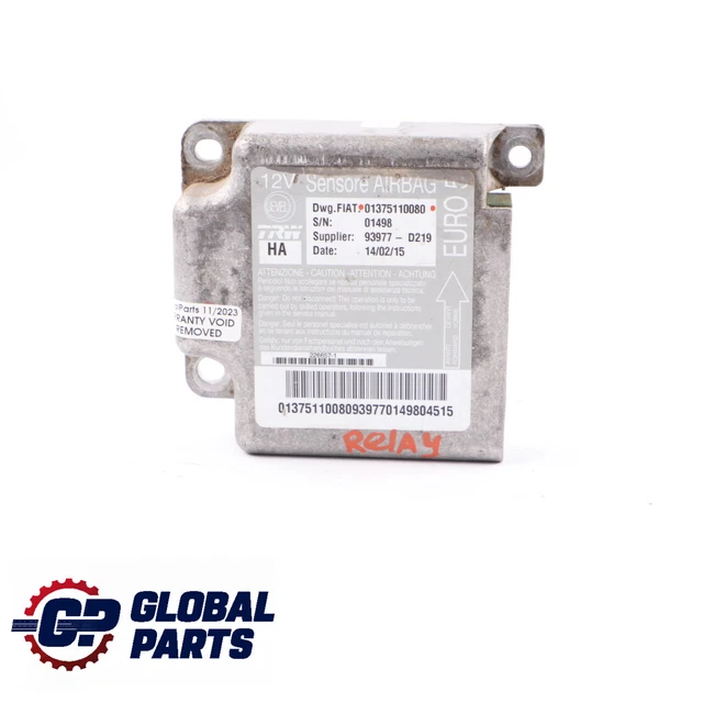AIRBAG MODULE CITROEN Relay Fiat Ducato Air Bag Control Unit ECU ...
