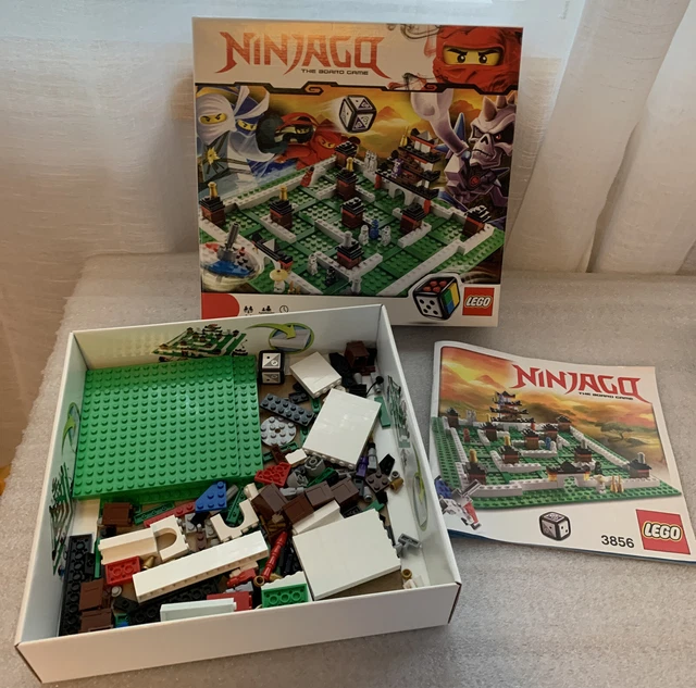 LEGO NINJAGO #3856 Buildable Board Game Pieces Complete - missing Game ...