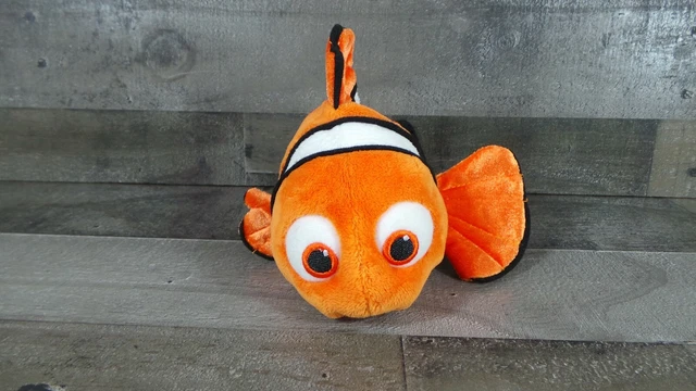 DISNEY STORE NEMO Finding Nemo Plush Stuffed Animal Clown Fish 9" £9.36 ...