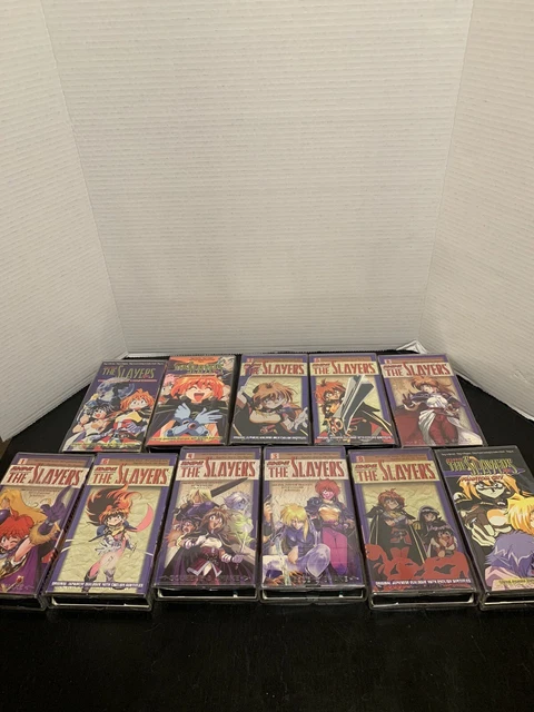 THE SLAYERS ANIME VHS Lot Of 11 Tapes $44.00 - PicClick CA