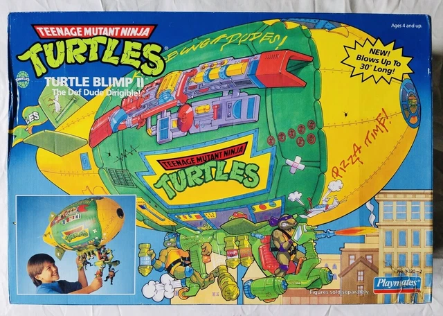 TEENAGE MUTANT NINJA Turtles Turtle Blimp II 1991 NIB RARE $750.00 ...
