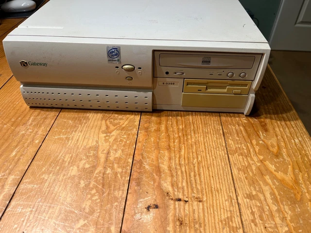VINTAGE GATEWAY PENTIUM III desktop computer E-3200 with gateway ...