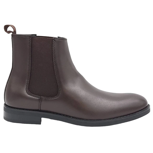 ALFANI LUKA 2 Mens Dress Chelsea Boot Brown Faux Leather US Size 12 £41 ...