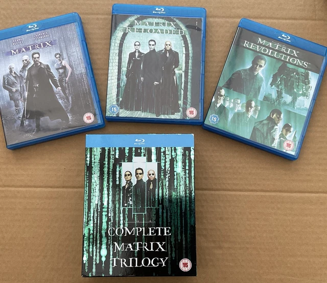 THE MATRIX COMPLETE Trilogy Blu-Ray -3 disc boxset -VGC £3.99 - PicClick UK