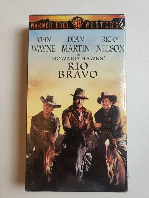 RIO BRAVO VHS Western John Wayne Dean Martin Ricky Nelson Angie ...