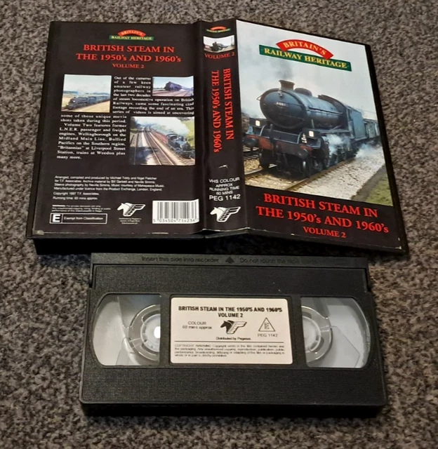 BRITISH STEAM IN The 1950'S And 1960'S Volume 2 Train Railway Pal Vhs ...