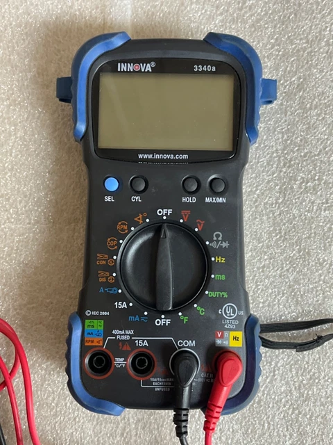 INNOVA 3340A PROFESSIONAL Automotive Multimeter with RPM tester and ...