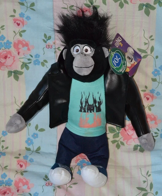 TAGGED SING 2 Johnny The Gorilla Soft Plush Beanie Toy Whitehouse ...