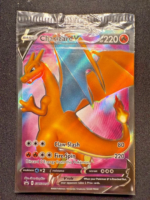 POKÉMON TCG CHARIZARD SWSH050 – Champions Path – Black Star Promo ...